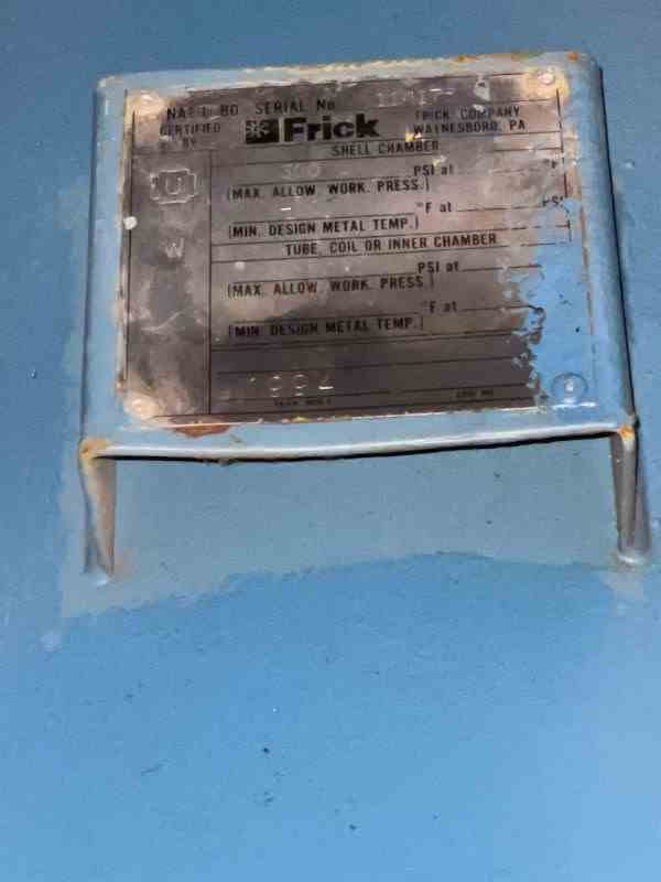 Frick Rotary Screw Compressor Chiller | 18326 | New Used and Surplus ...