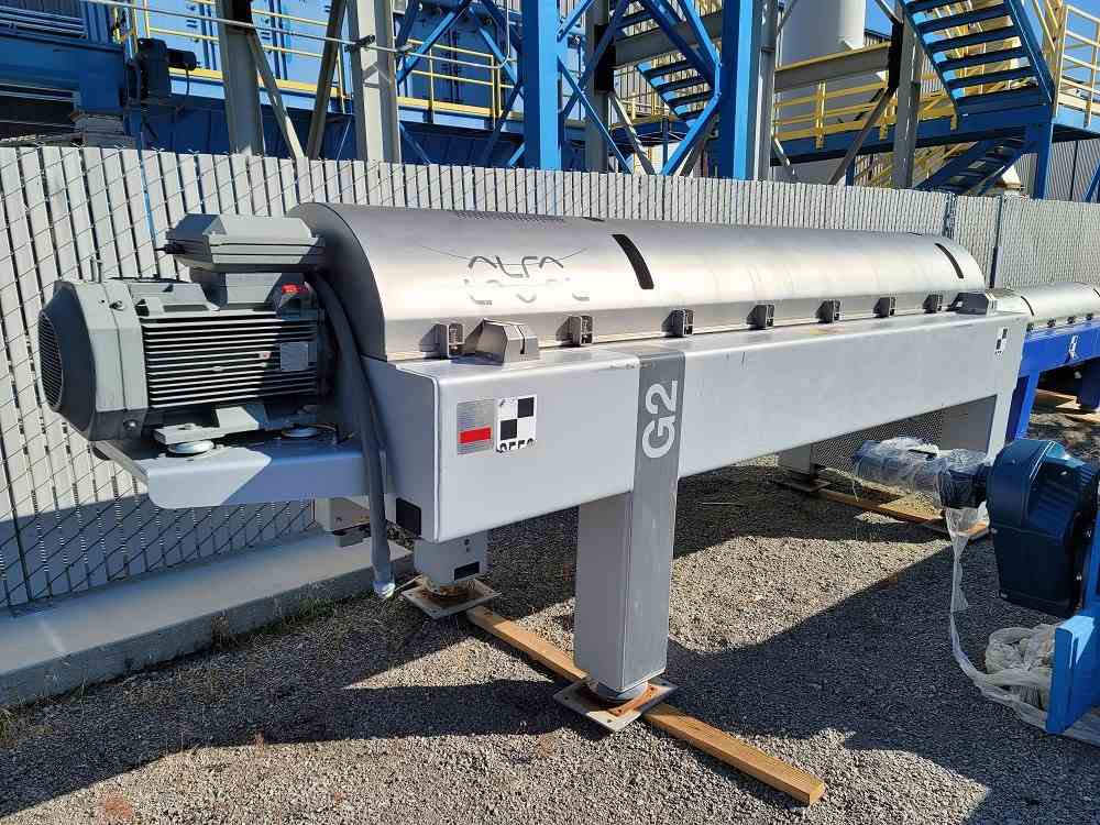 21" Dia Alfa Laval ALDEC 105 Stainless Steel Decanter Centrifuge ...