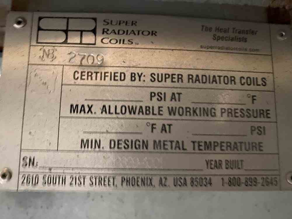 1 Sq Ft Fin Fan Heat Exchanger | 20927 | New Used and Surplus Equipment ... 1 Sq Ft Fin Fan Heat Exchanger | 20927 | New Used and Surplus Equipment ...