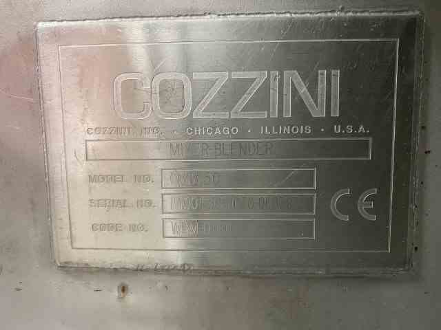 100 Cu Ft Cozzini Stainless Steel Paddle Mixer | 19832 | New Used and ...