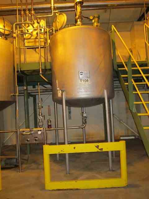 1000 Gal APV Stainless Steel Tank | 9214 | New Used and Surplus ...