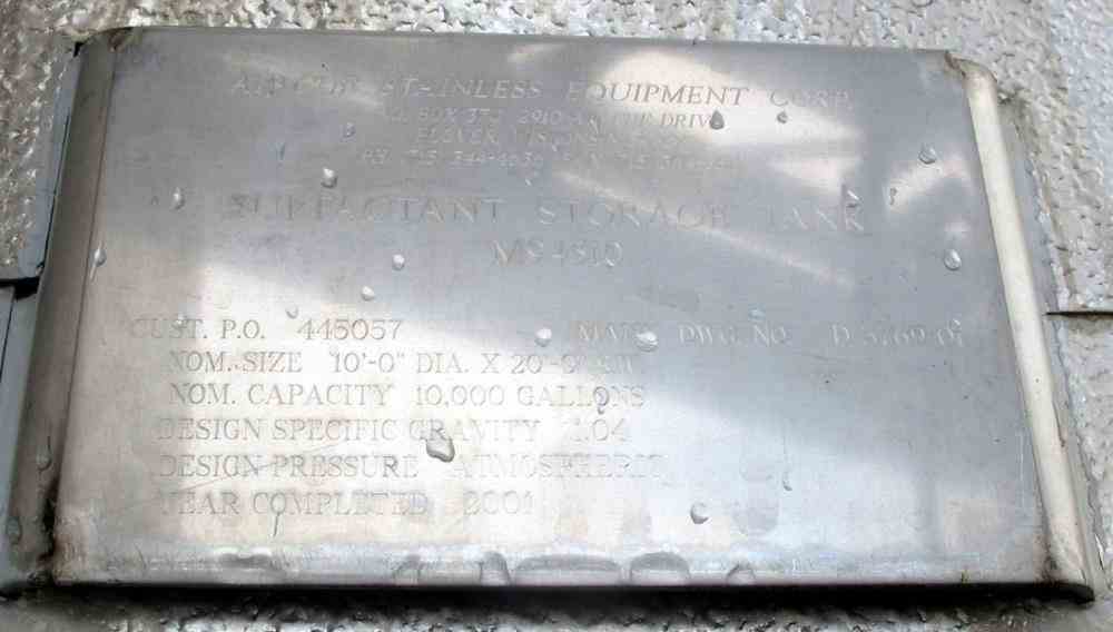 10000 Gal Apache Stainless Stainless Steel Tank | 17535 | New Used and ...