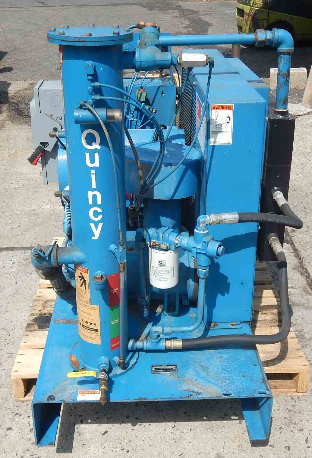 110 CFM Quincy Rotary Screw Compressor | 14559 | New Used and Surplus ...