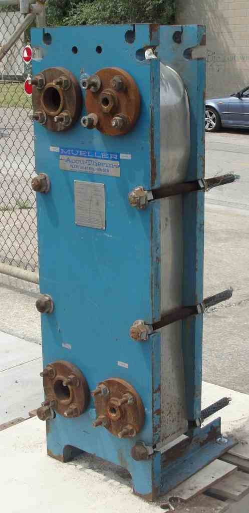 111 Sq Ft Mueller Stainless Steel Plate Heat Exchanger | 12960 | New ...