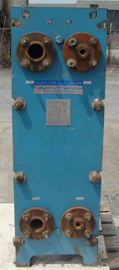 111 Sq Ft Mueller Stainless Steel Plate Heat Exchanger | 12960 | New ...