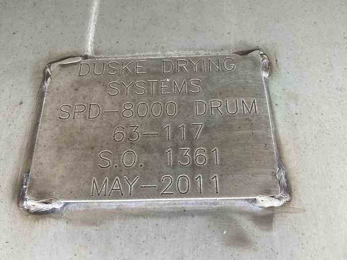 117 " Dia Duske Drying Systems Calciner | 19814 | New Used and Surplus ...