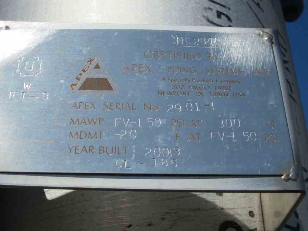 12 " Dia Apex Stainless Steel Packed Columns | 8123 | New Used and ...