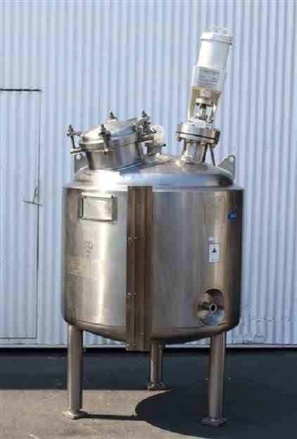 500 Liter Precision Stainless, 316-SS Reactor | 12446 | New Used and ...