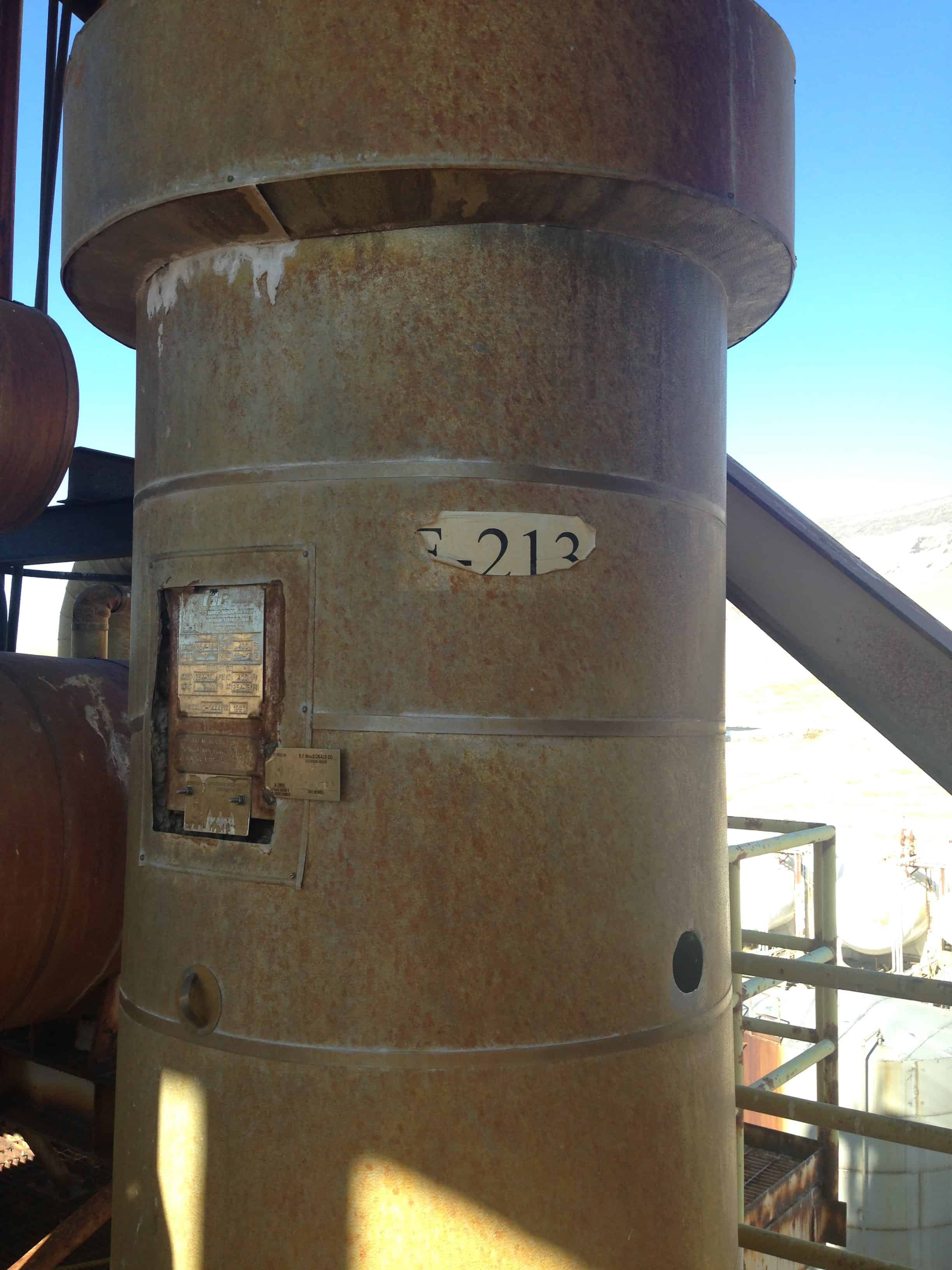 1436 Sq Ft Industrial Alloy Fab. Stainless Steel Shell & Tube Heat ...