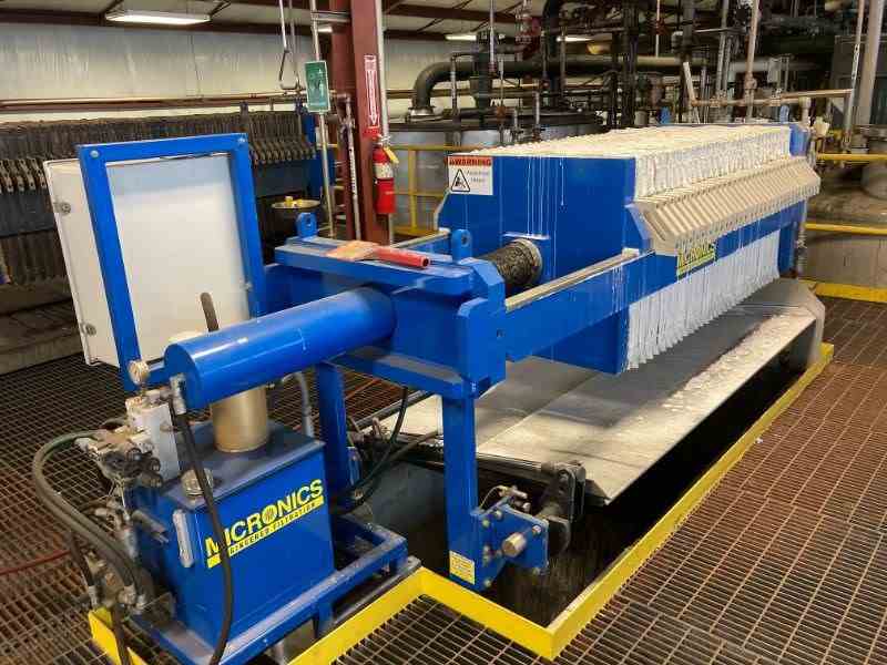 15 Sq Ft Micronics Plate & Frame Filter Press | 17902 | New Used and ...