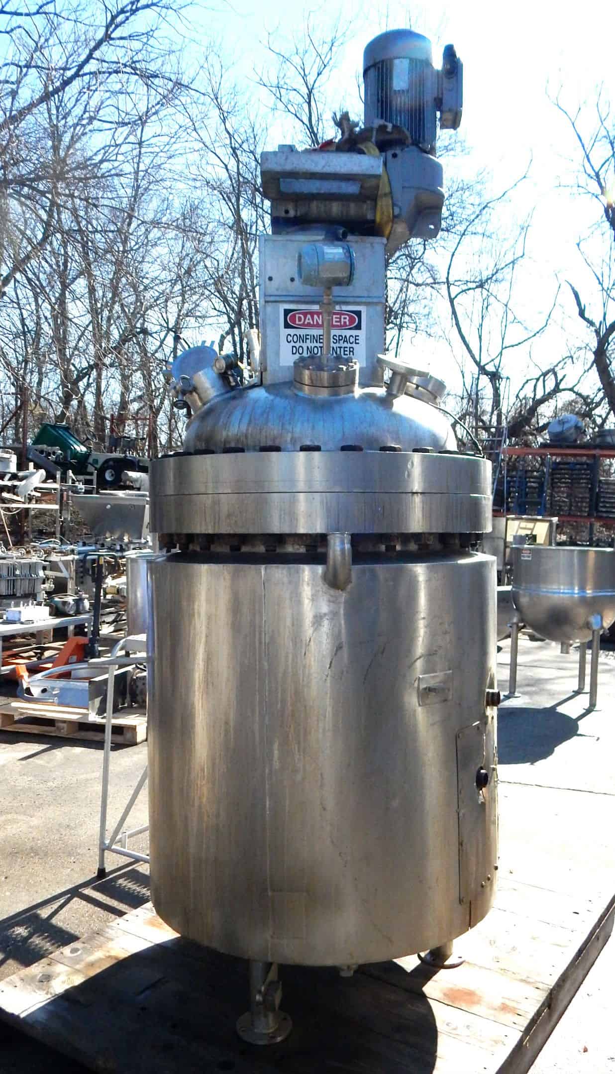 150 Gal B&G Machine Co. Stainless Steel Reactor | 13110 | New Used and ...
