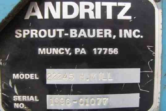 150 HP Sprout Bauer Hammer Mill 22245 | 8205 | New Used and Surplus ...