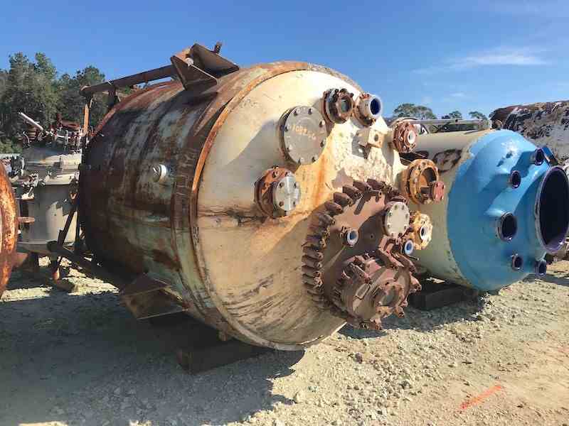 1500 Gal Pfaudler Glass Lined Reactor | 21070 | New Used and Surplus ...