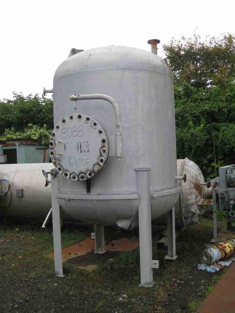 1580 Gal Allegheny Boiler Vertical Carbon Steel Pressure Vessel | 8088 ...