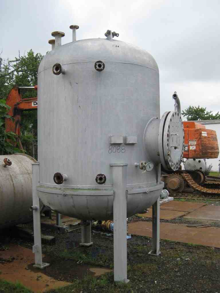 1580 Gal Allegheny Boiler Vertical Carbon Steel Pressure Vessel | 8088 ...