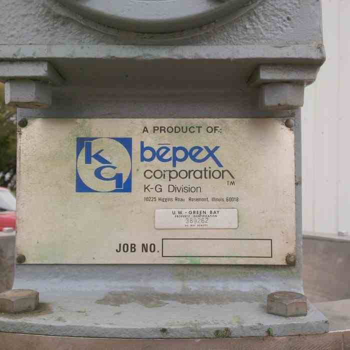 16 " Dia Bepex 25CS Briquette Machine | 12915 | New Used and Surplus ...