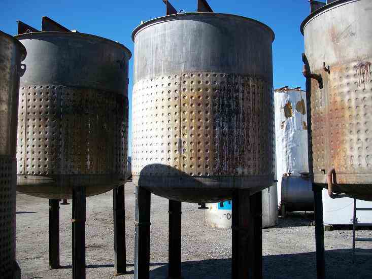 1600 Gal Ward Tank Stainless Steel Tank | 8233 | New Used and Surplus ...