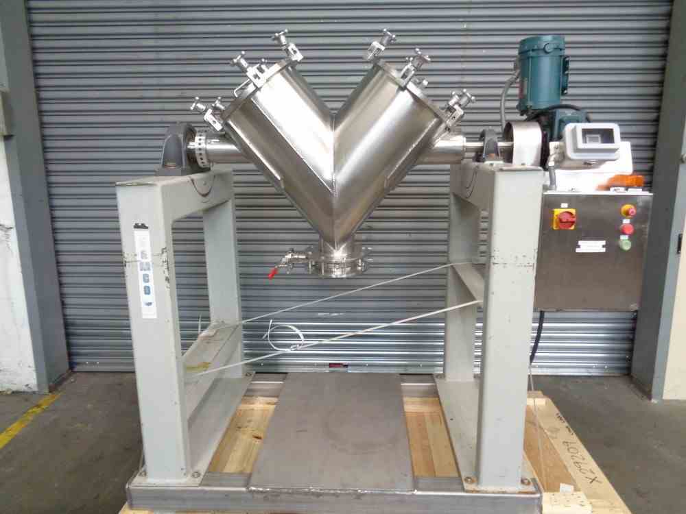 2 Cu Ft Gemco SS V-Blender | 15850 | New Used and Surplus Equipment ...