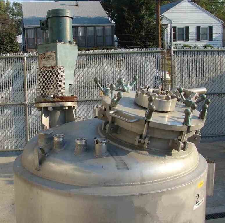 200 Gal Paul Mueller Stainless Steel Reactor | 16255 | New Used and ...