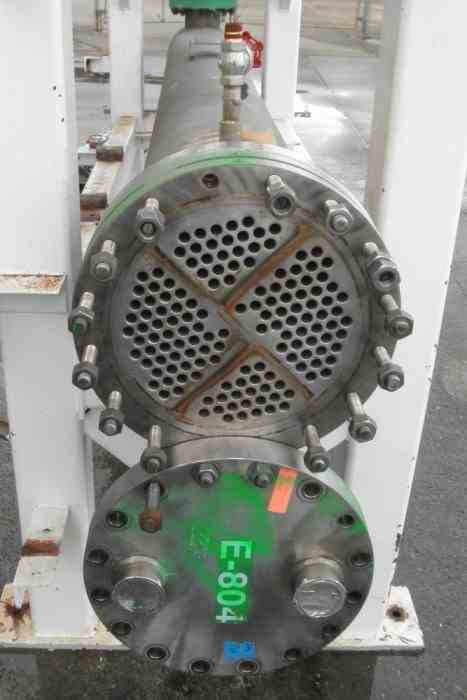 200 Sq Ft YULA Stainless Steel Shell & Tube Heat Exchanger | 11452 ...