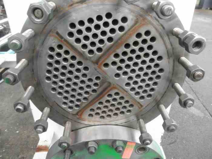 200 Sq Ft YULA Stainless Steel Shell & Tube Heat Exchanger | 11452 ...