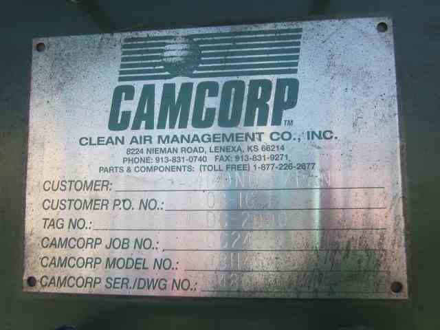 2000 CFM Camcorp Dust Collector | 14483 | New Used and Surplus ...