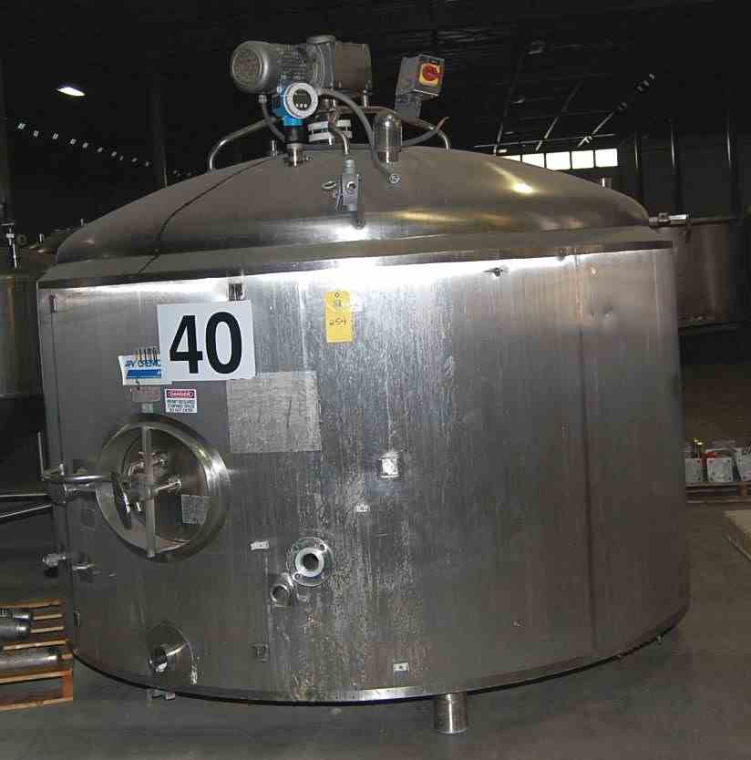 1500 Gal APV Crepaco Stainless Steel Tank | 12099 | New Used and ...