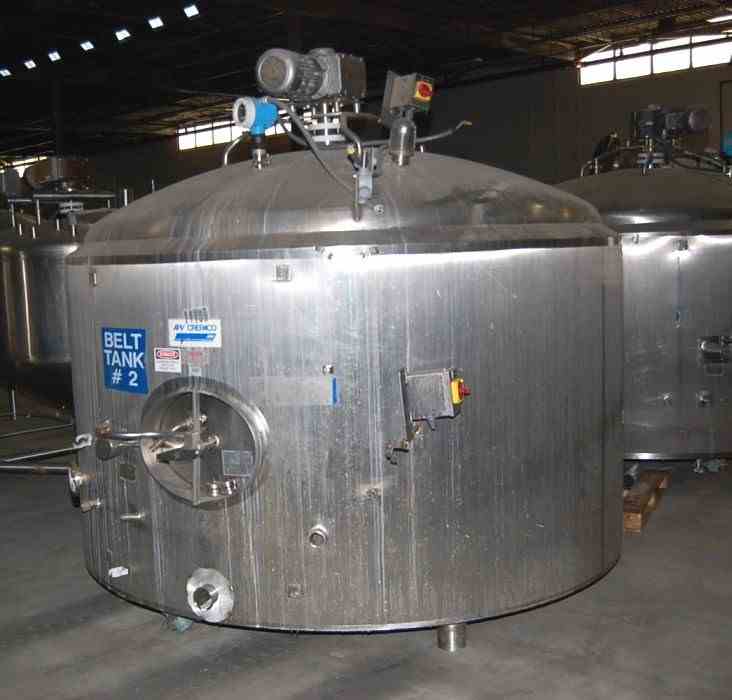 2000 Gal APV Crepaco Stainless Steel Tank | 12100 | New Used and ...