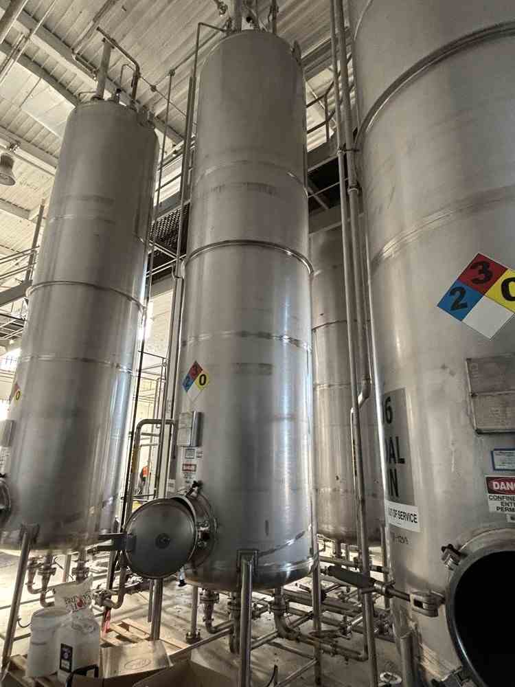 2000 Gal Stainless Steel Pressure Vessel - Stainless Steel Inc. | 22314 ...