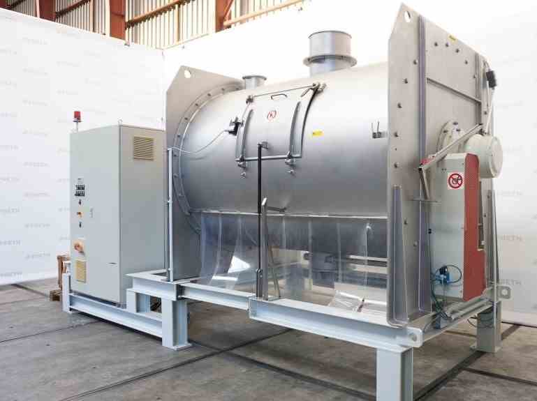 211 Cu Ft EMT GmbH Euro-Misch-Technik Stainless Steel Paddle Mixer ...