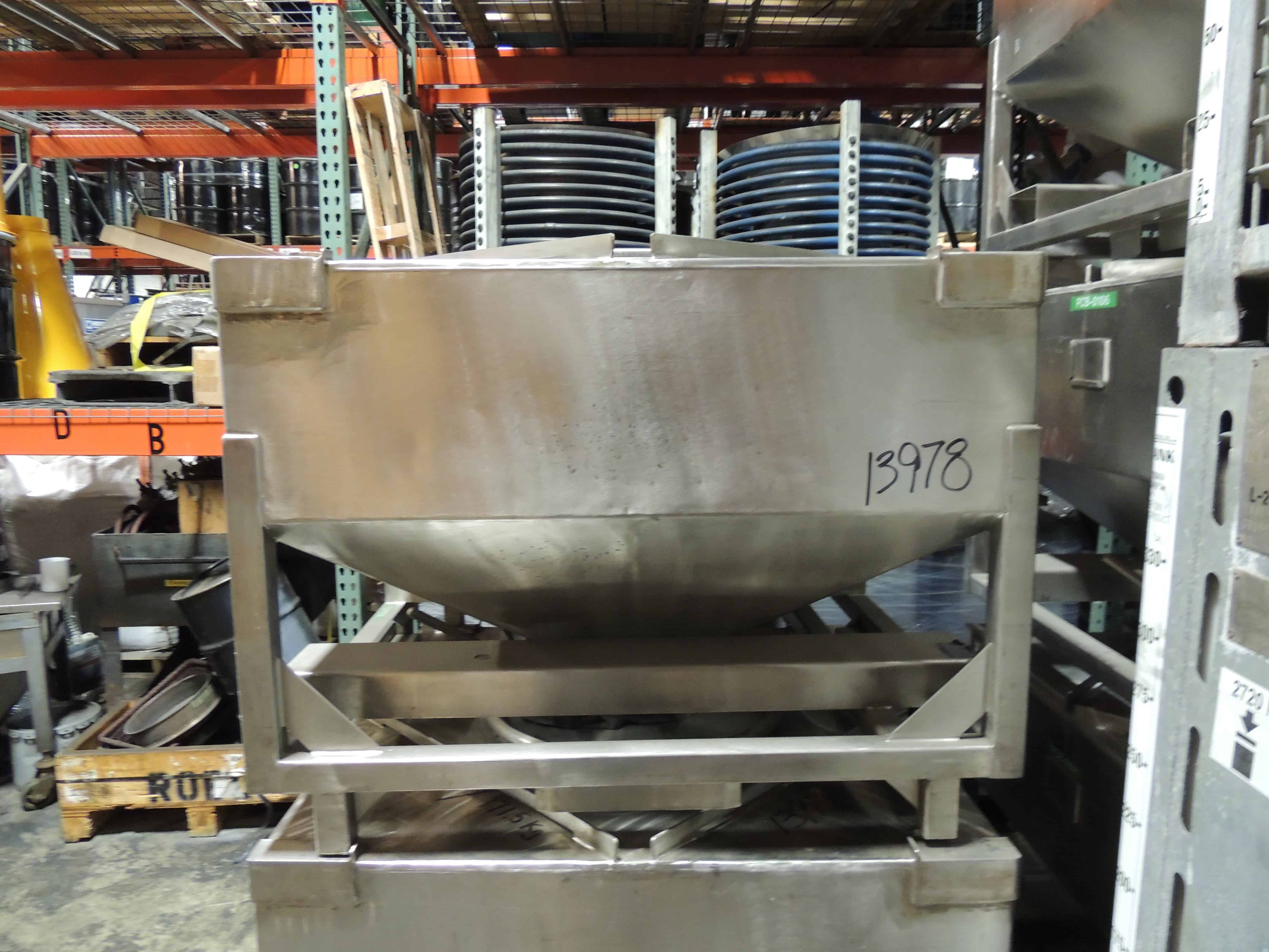 22 Cu Ft SS Hopper | 13978 | New Used and Surplus Equipment | Phoenix ...