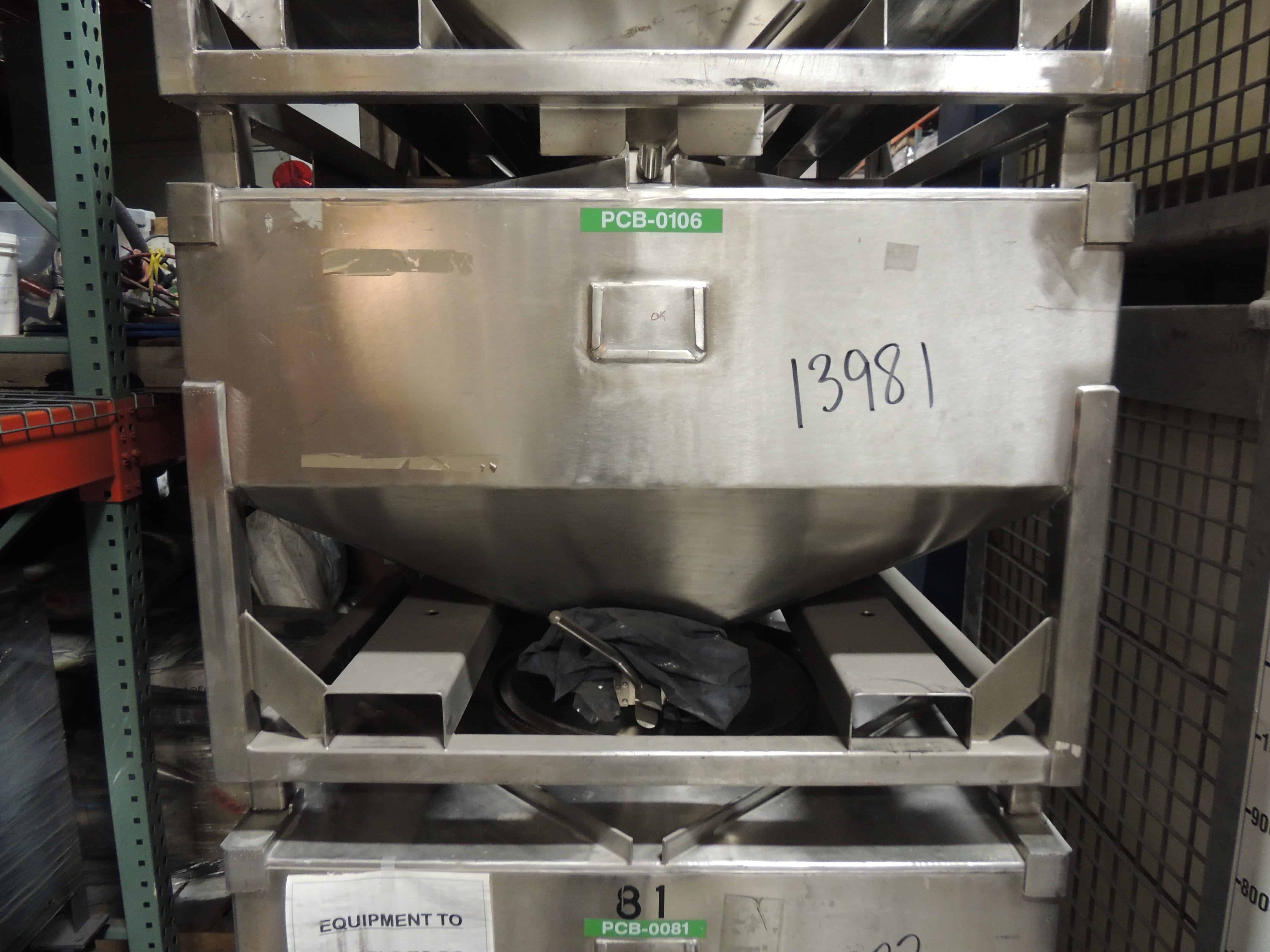 22 Cu Ft SS Hopper | 13981 | New Used and Surplus Equipment | Phoenix ...