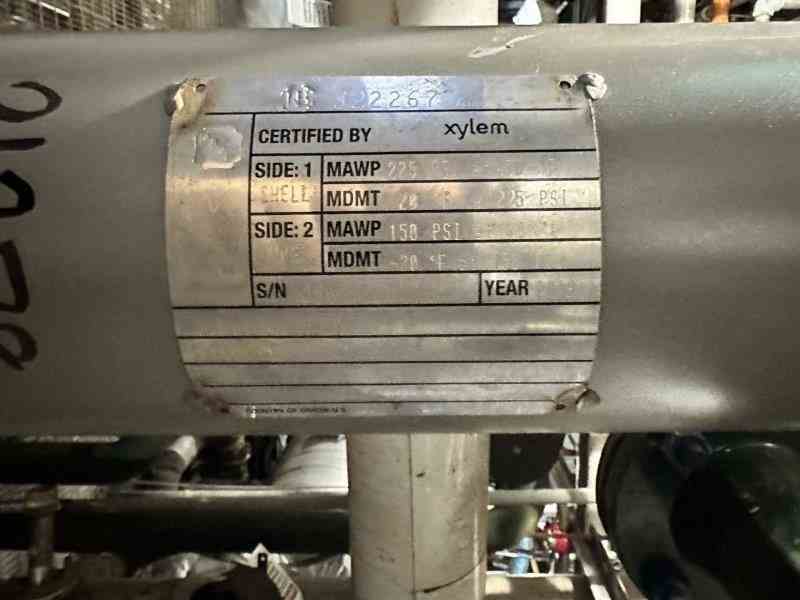 22 Sq Ft ITT Stainless Steel Shell & Tube Heat Exchanger | 21278 | New ...