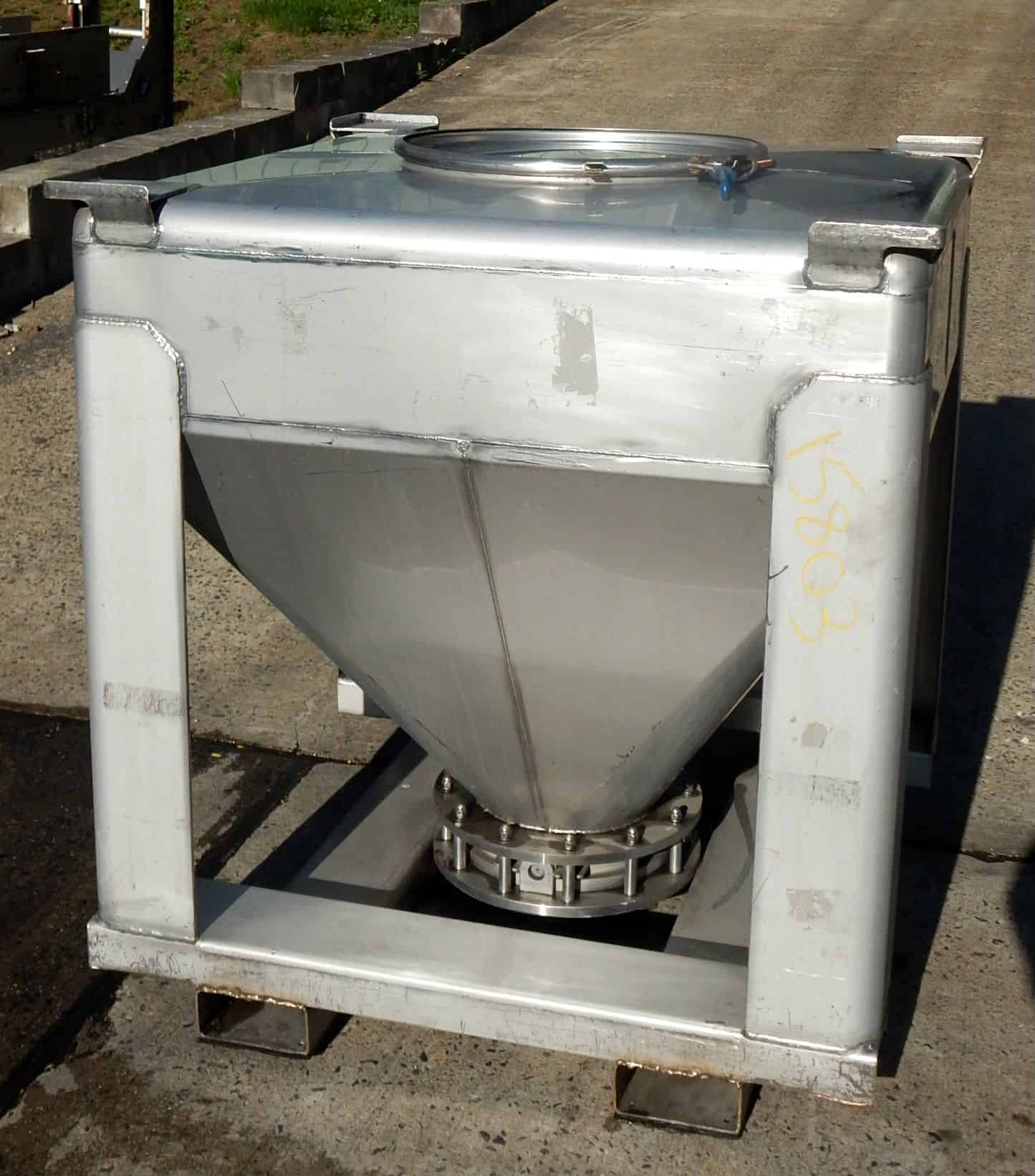 25 Cu Ft SS Tote Systems Tote | 13937 | New Used and Surplus Equipment ...