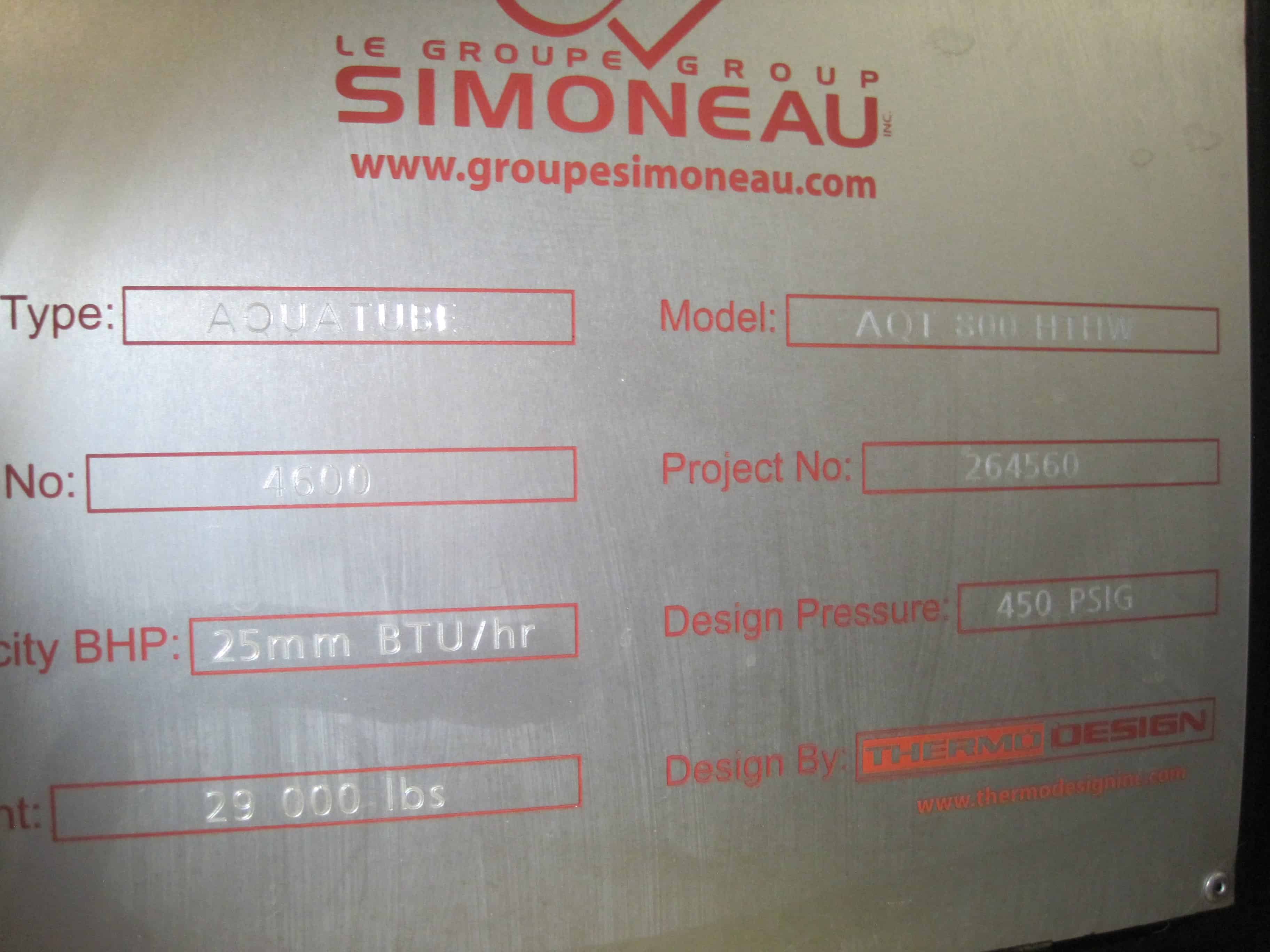 25 MM BTU Simoneau Watertube Boilers | 13027 | New Used and Surplus ...