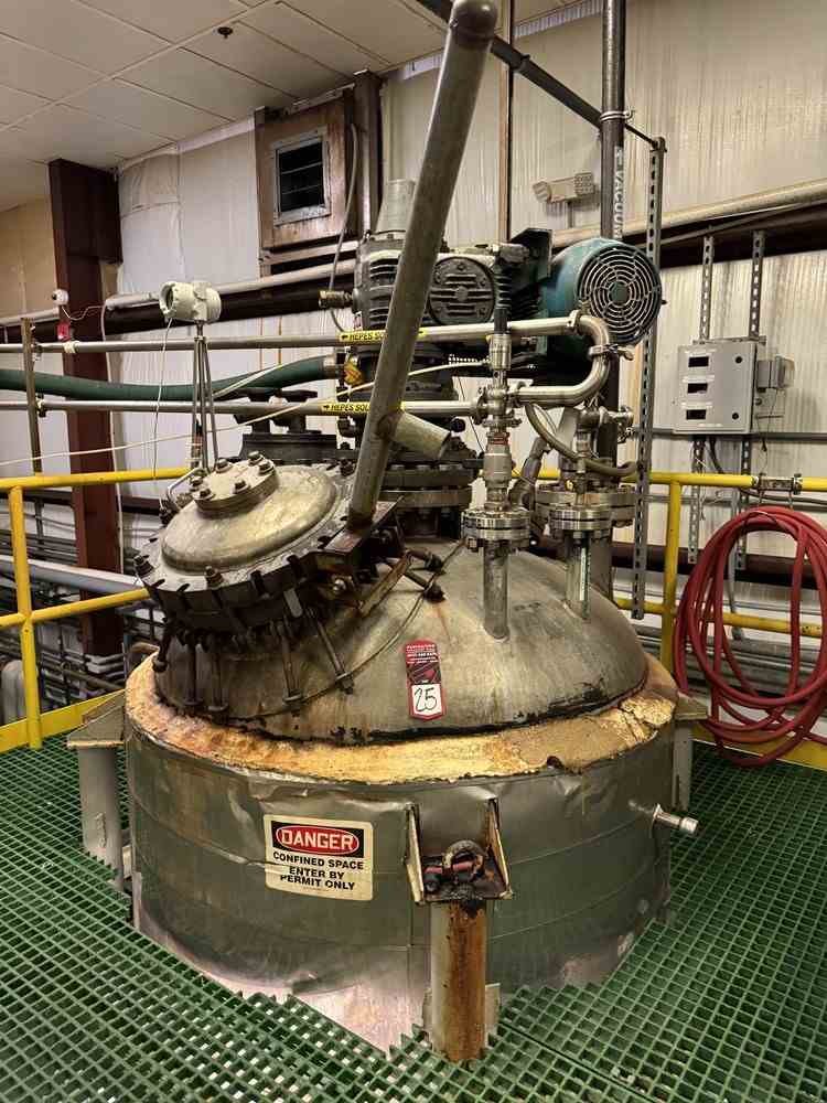 2500 Gal Walker Stainless Steel Reactor | 21701 | New Used and Surplus ...