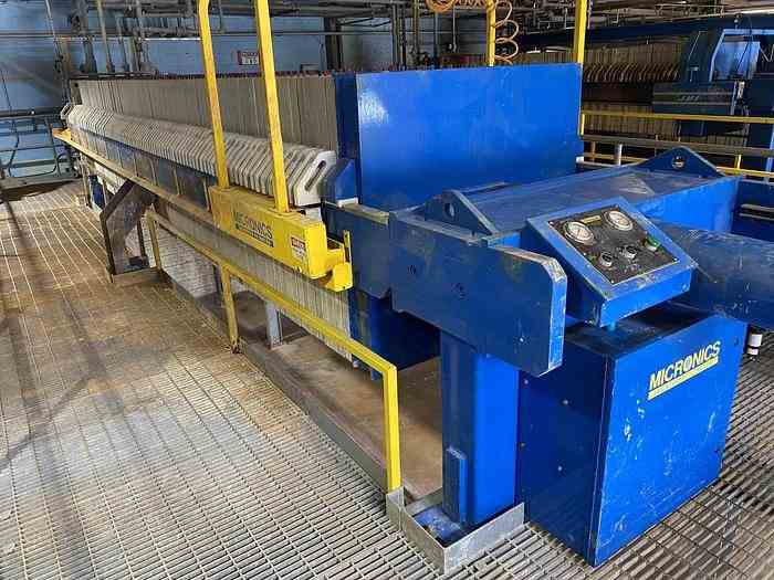 2519 Sq Ft Micronics Plate & Frame Filter Press | 21627 | New Used and ...
