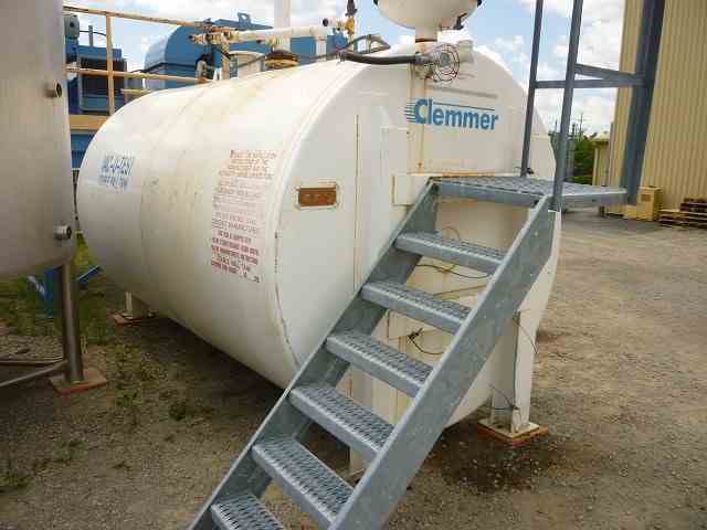 2640 Gal Clemmer Carbon Steel Tank | 6825 | New Used and Surplus ...