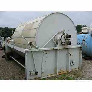 302 Sq Ft Komline Sanderson Rotary Vacuum Filter | 2674 | New Used and ...