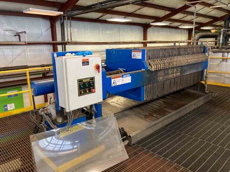 30 Cu Ft Micronics Plate & Frame Filter Press | 17903 | New Used and ...