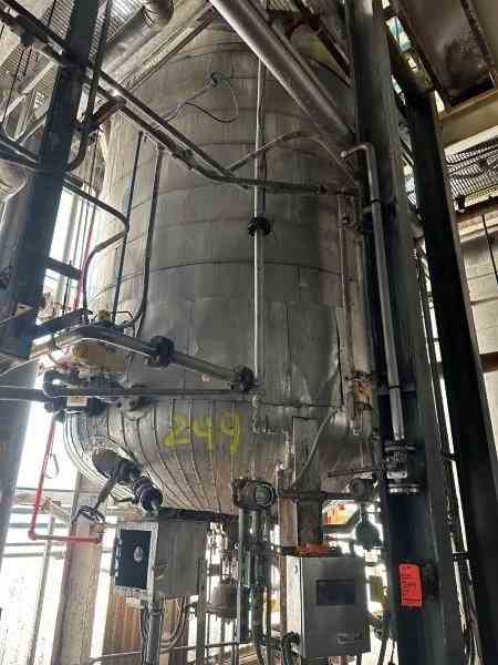 3200 Gal Ward Tank Stainless Steel Reactor | 21518 | New Used and ...