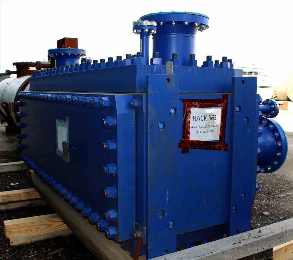 3439 Sq Ft Alfa Laval 316L Block Type Heat Exchanger | 11599 | New Used ...