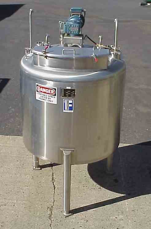 350 Gal Feldmeier Stainless Steel Tank | 7760 | New Used and Surplus ...