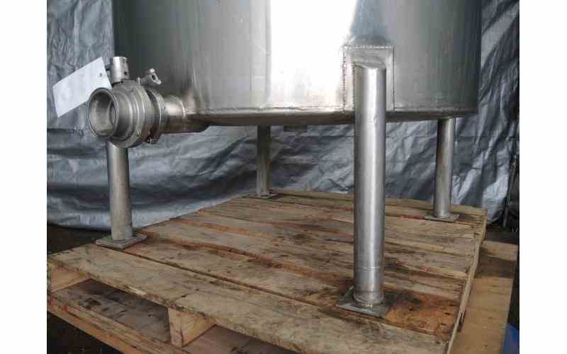 350 Gal Sanitary Stainless Steel Tank | 13024 | New Used and Surplus ...