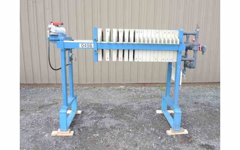 40 Sq Ft Met Chem Inc. Plate & Frame Filter Press | 12674 | New Used ...