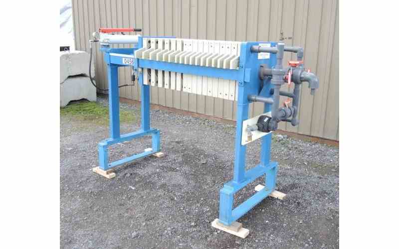 40 Sq Ft Met Chem Inc. Plate & Frame Filter Press | 12674 | New Used ...