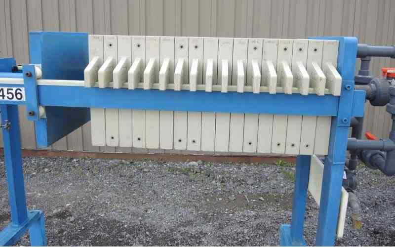 40 Sq Ft Met Chem Inc. Plate & Frame Filter Press | 12674 | New Used ...