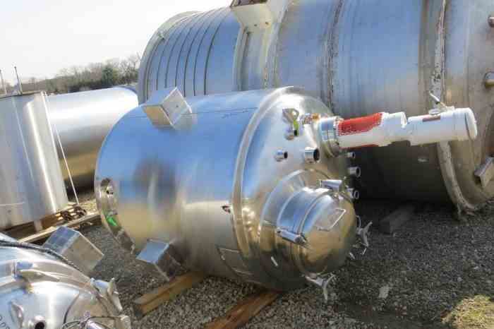 400 Gal Precision Stainless Inc Stainless Steel Reactor | 13183 | New ...