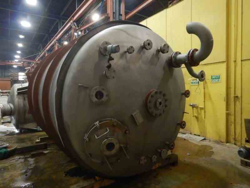 4000 Gal Lee Industries 304 Stainless Steel Stainless Steel Reactor ...