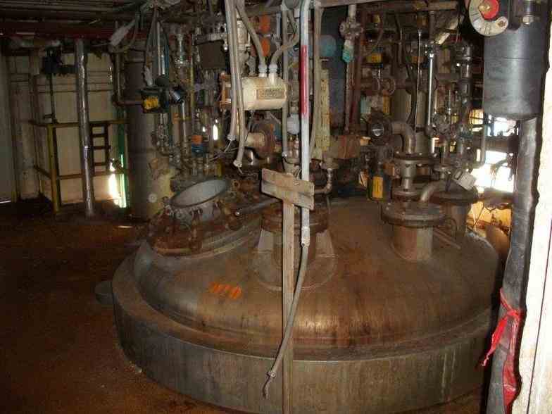 4000 Gal Industrial Copper & Metal Works Stainless Steel Reactor ...